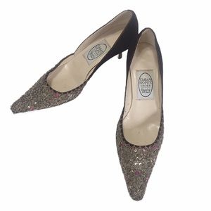 Emma Hope | Shoes | Emma Hopes Velvet Sequin Pumps | Poshmark